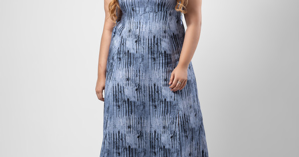 Blue Summer Maxi Dress | Lightweight & Elegant – Dlook Sri Lanka