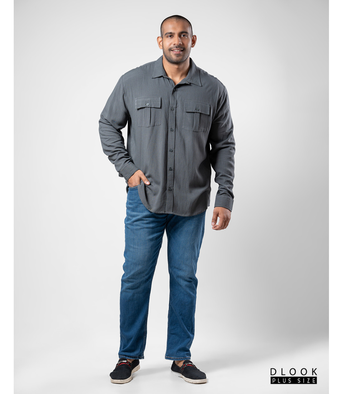 Long Sleeve Double Pocket Shirt | Smart Casual Wear Sri Lanka – Dlook