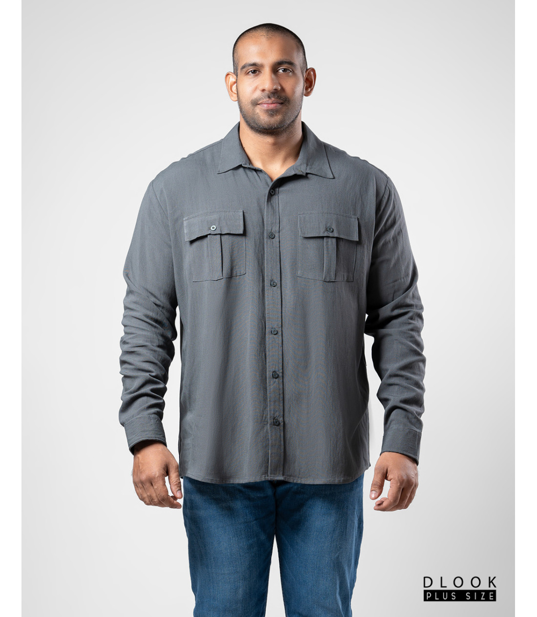 Long Sleeve Double Pocket Shirt | Smart Casual Wear Sri Lanka – Dlook