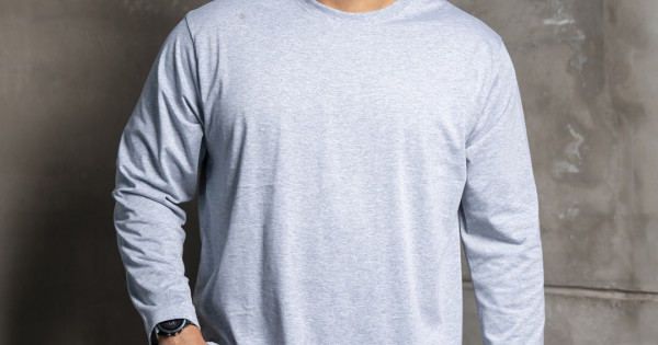 Long Sleeve T-Shirt – Ash | Casual Everyday Wear Sri Lanka – Dlook